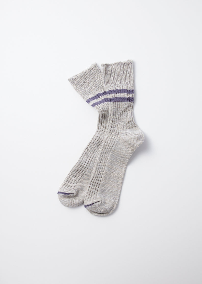 HEMP ORGANIC COTTON STRIPE SOCKS - R1468｜ヘンプコットンソックス｜ROTOTO 公式オンラインストア ...